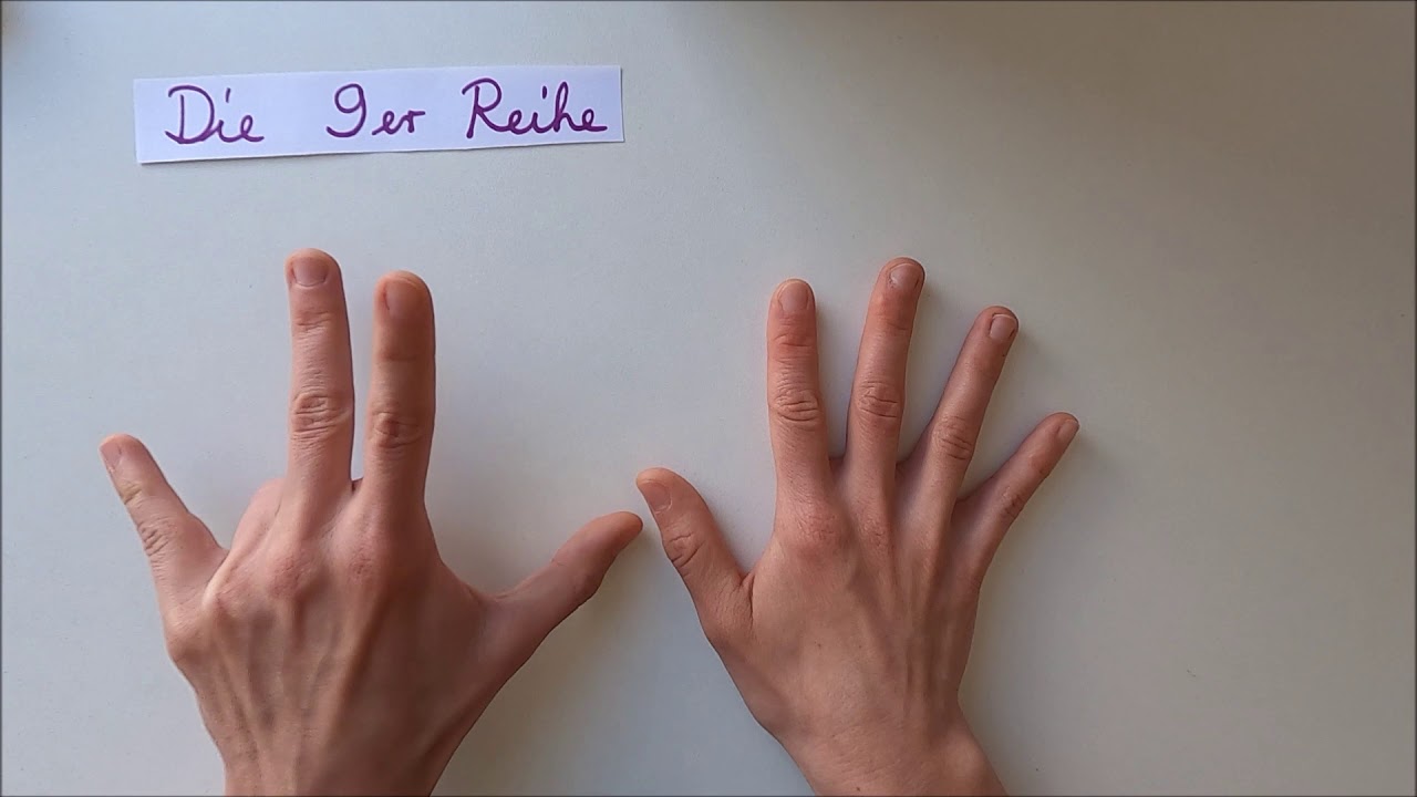 Rechentricks zur 9er Reihe - YouTube