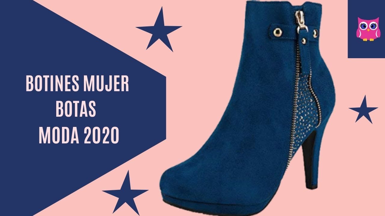 BOTINES MUJER, BOTAS MUJER, BOTINES DE MODA 2020, ZAPATOS DE MODA - YouTube