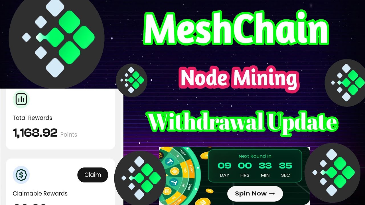 Mesh chain airdrop withdrawal Update | meshchain node mining update ...