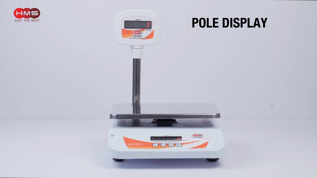 30KG COUNTER SCALE [POLE AND REAR DISPLAY] - No.1 weighing machine ...