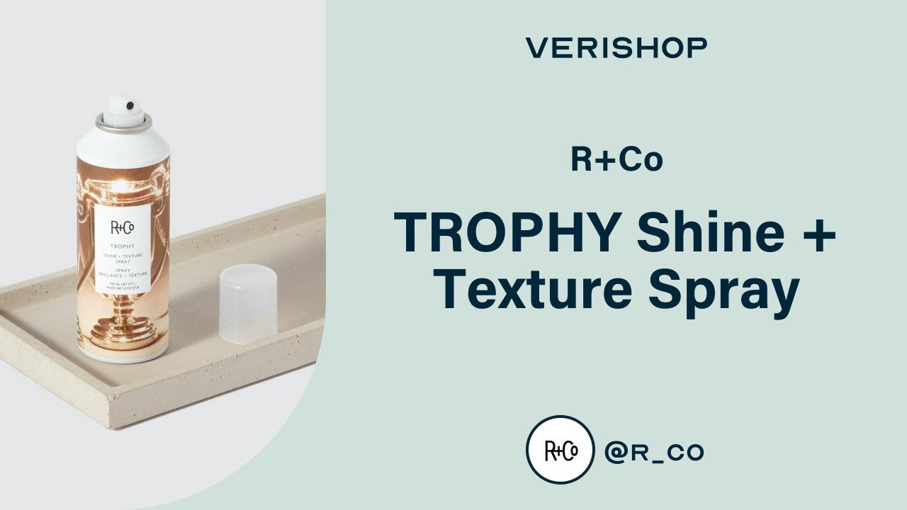 R+Co TROPHY Shine + Texture Spray Review - YouTube