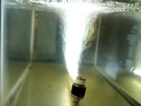 Powell Water Air Sparge Test 2 - YouTube
