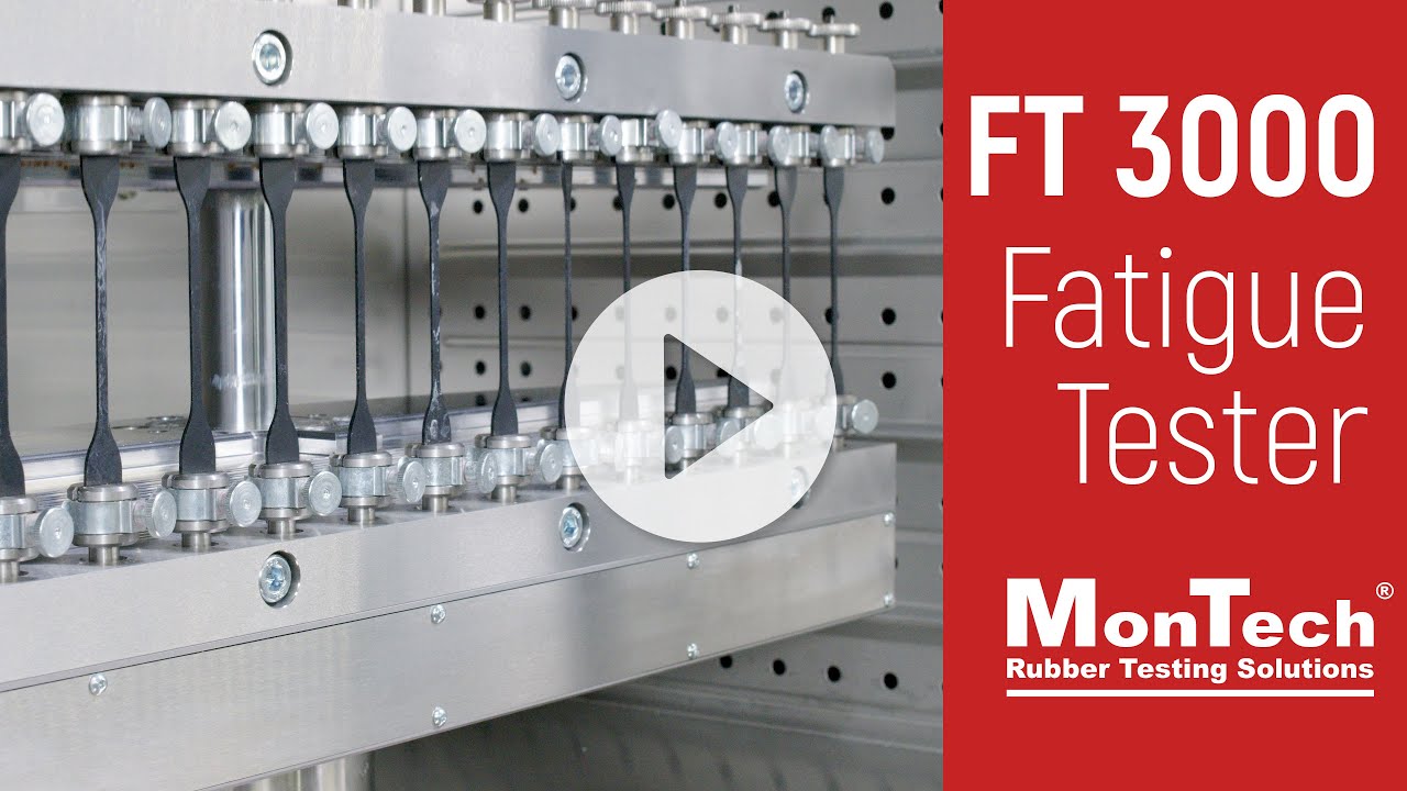 MonTech FT 3000 Rubber Fatigue and DeMattia Flex Tester - YouTube