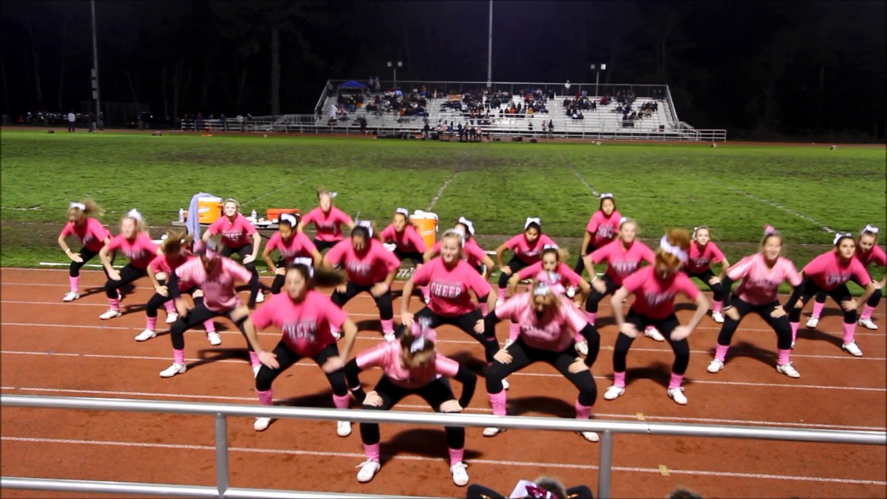 MHS Cheer Varsity Half time AHS vs MHS 10 28 16 - YouTube