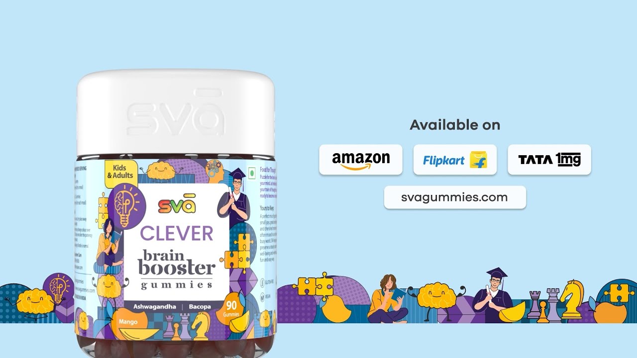 SVA Clever – Brain Booster Gummies - YouTube