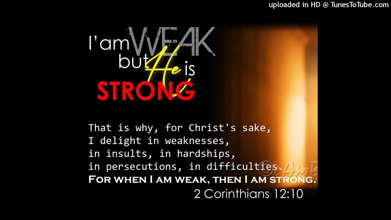 When I'm Weak I'm Strong feat. JA Salerno Guitar Type Beat Christian ...