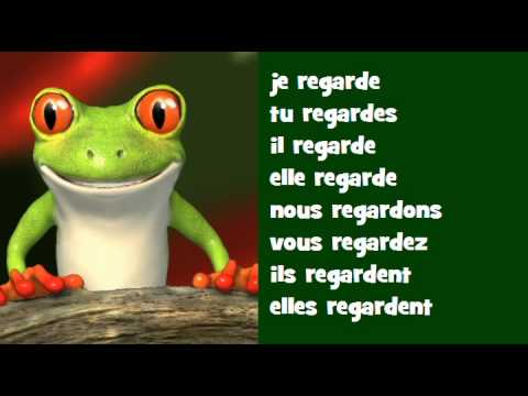Conjugaison musicale # Indicatif Présent # Verbe = regarder - YouTube