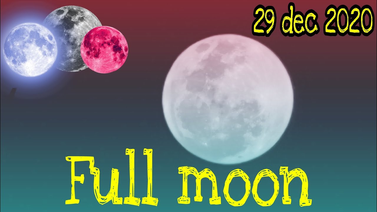 Full moon 🎑 Dec 2020 - YouTube