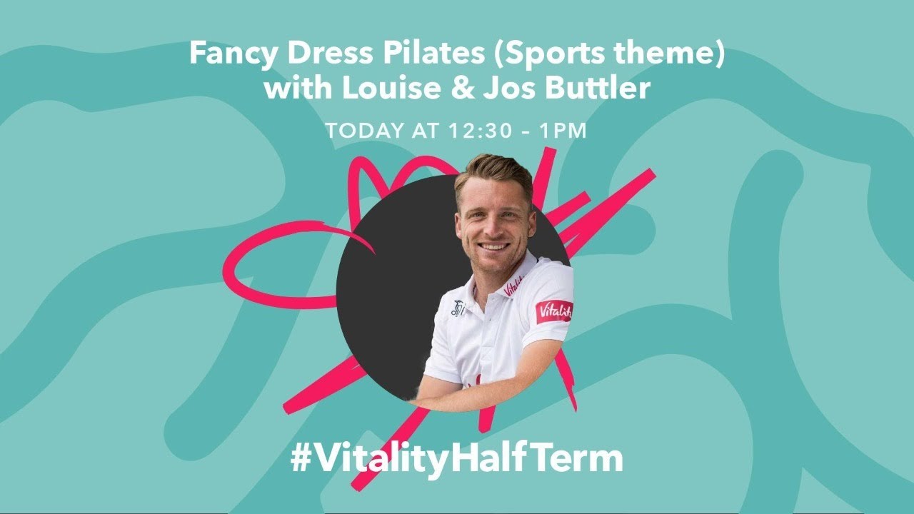 Fancy Dress Pilates with Louise and Jos Buttler - YouTube