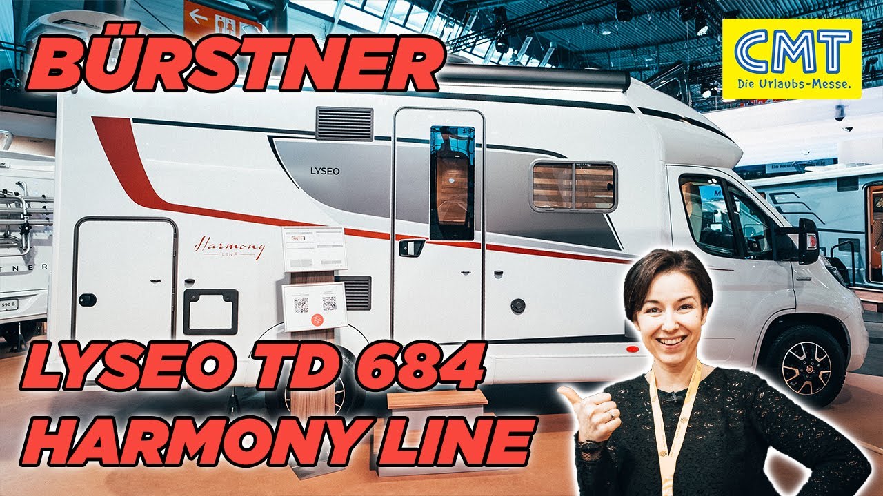 GENIALER Grundriss im Wohnmobil 2023 Bürstner Lyseo TD 684 Harmony Line ...