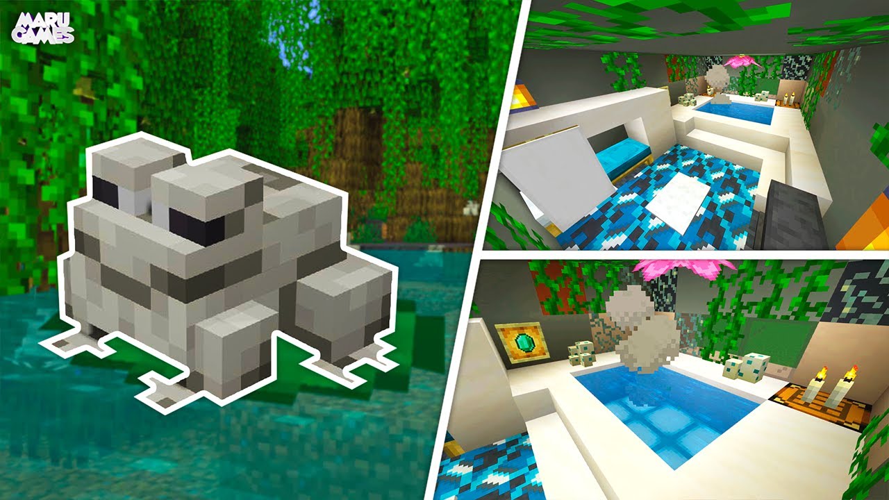 Minecraft Tutorial | Animal House | Construcción Casa Rana Gris 🐸🛠️ ...