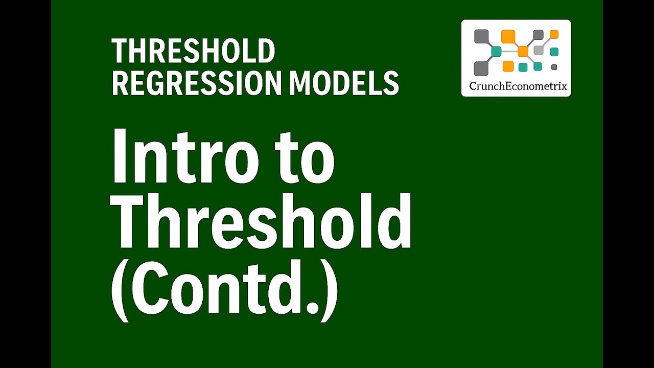 Introduction to Threshold Analysis (Contd.) - YouTube