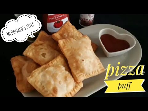 Pizza mcpuff || McDonald's style pizza mcpuff Recipe || veg pizza ...