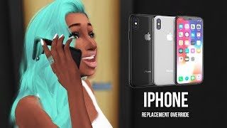 iPHONE X IN THE SIMS 4 | How to install default replace... | Doovi