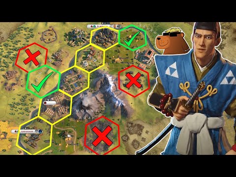 Civ 6 | What If Districts Could ONLY Be Placed Adjacent To Another? (#1 ...