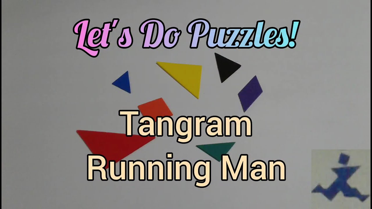 Tangram - Running Man - Difficulty: Easy - YouTube