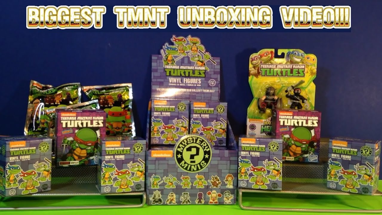 Biggest Teenage Mutant Ninja Turtles TMNT Unboxing! Case of Mystery ...