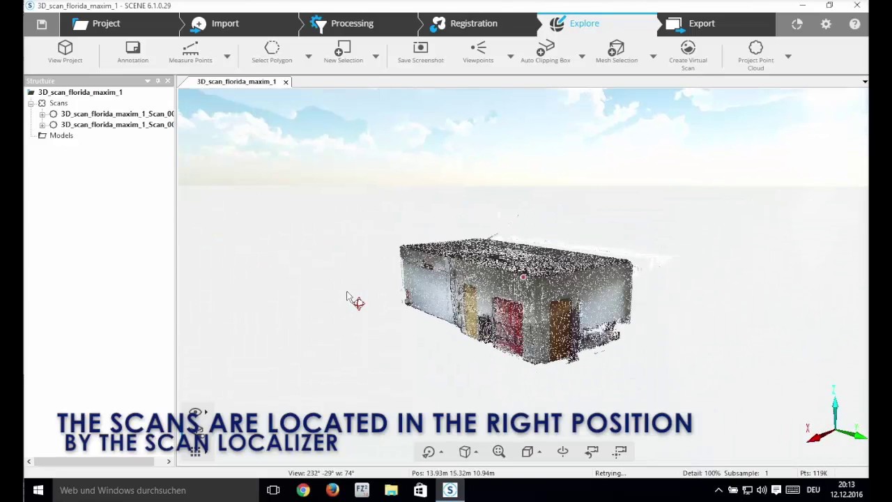 FARO Scan Localizer - SCENE Import - English - YouTube