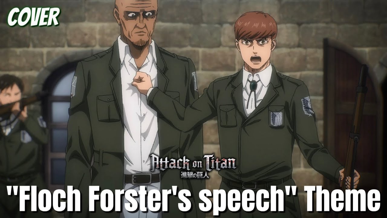 The Fall of Marley "Floch Forster's speech" (Episode 73 Anime ver ...