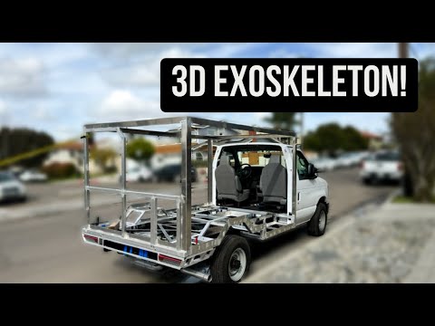 Making Our Van 3D | DIY E350 4X4 Expedition Camper Build: EP4 - YouTube