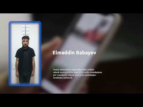 Qadın adları ilə saxta profillər yaradaraq vətəndaşları  aldadan şəxs polis tərəfindən saxlanılıb