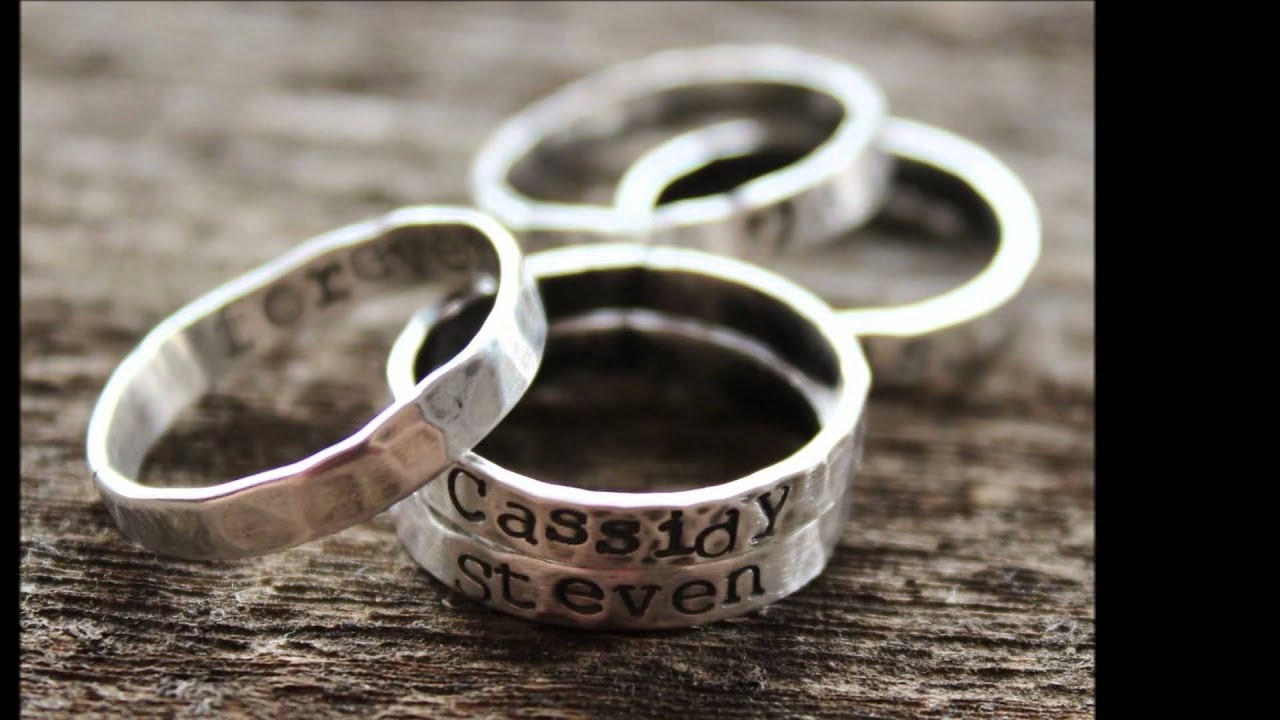 Hand Stamped Jewelry Personalized By 2 Sisters Handcrafted - YouTube