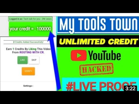 my tools town unlimited credit || YouTube subscribers || my tools town ...
