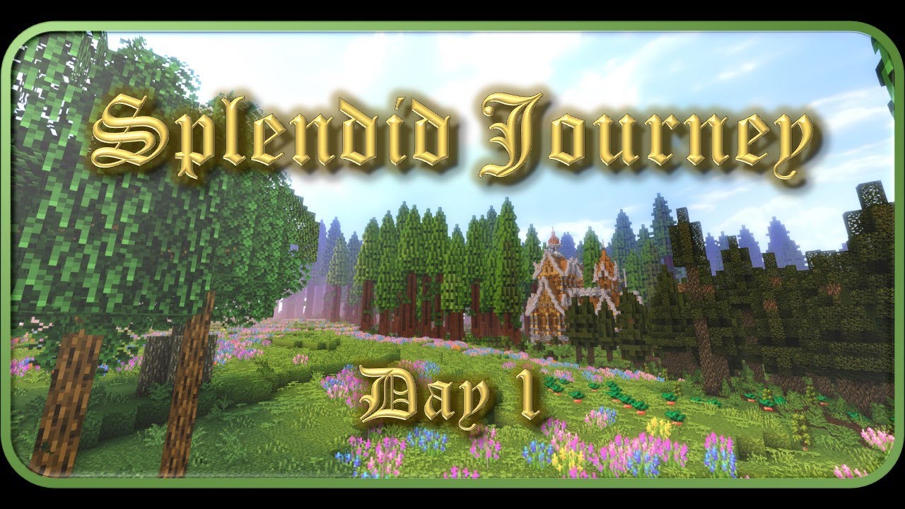[Minecraft] Splendid Journey Day 1 - YouTube