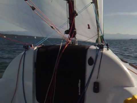 Seascape 18 doublehanded easy Gennaker - YouTube