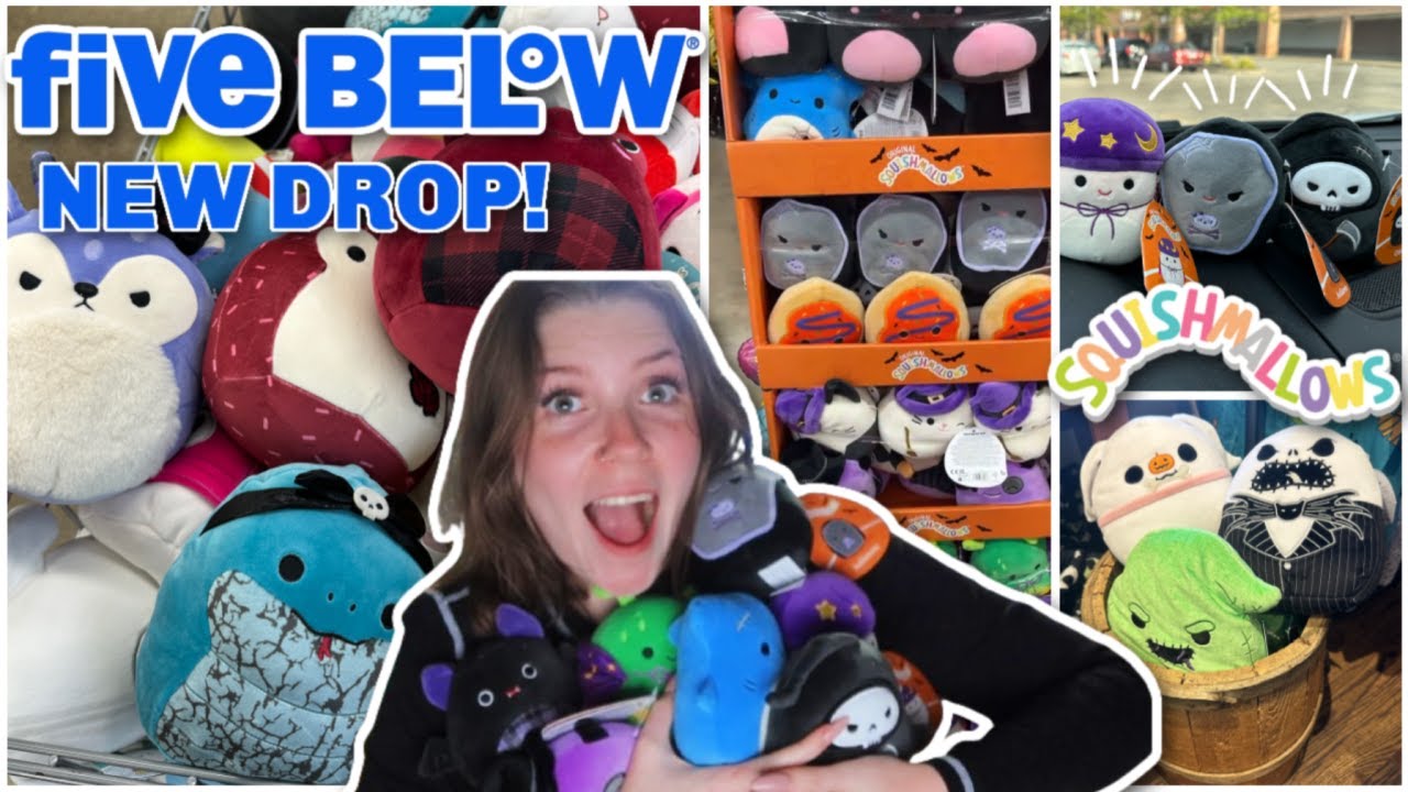 Squishmallow Hunting🎃HALLOWEEN IS HERE! Five Below Drop! - YouTube