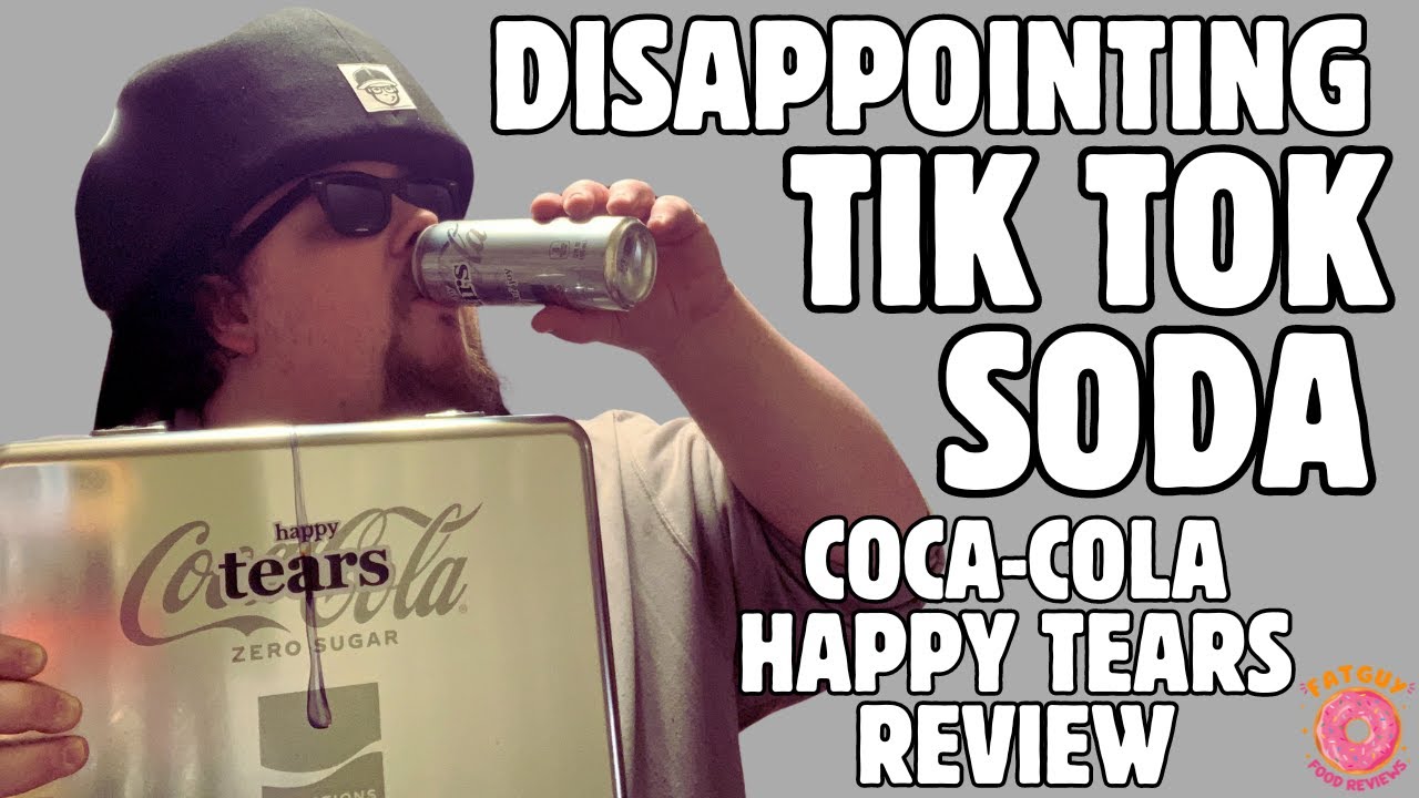 Fat Guy Drinks the New Tik Tok Soda Coca Cola Happy Tears - YouTube