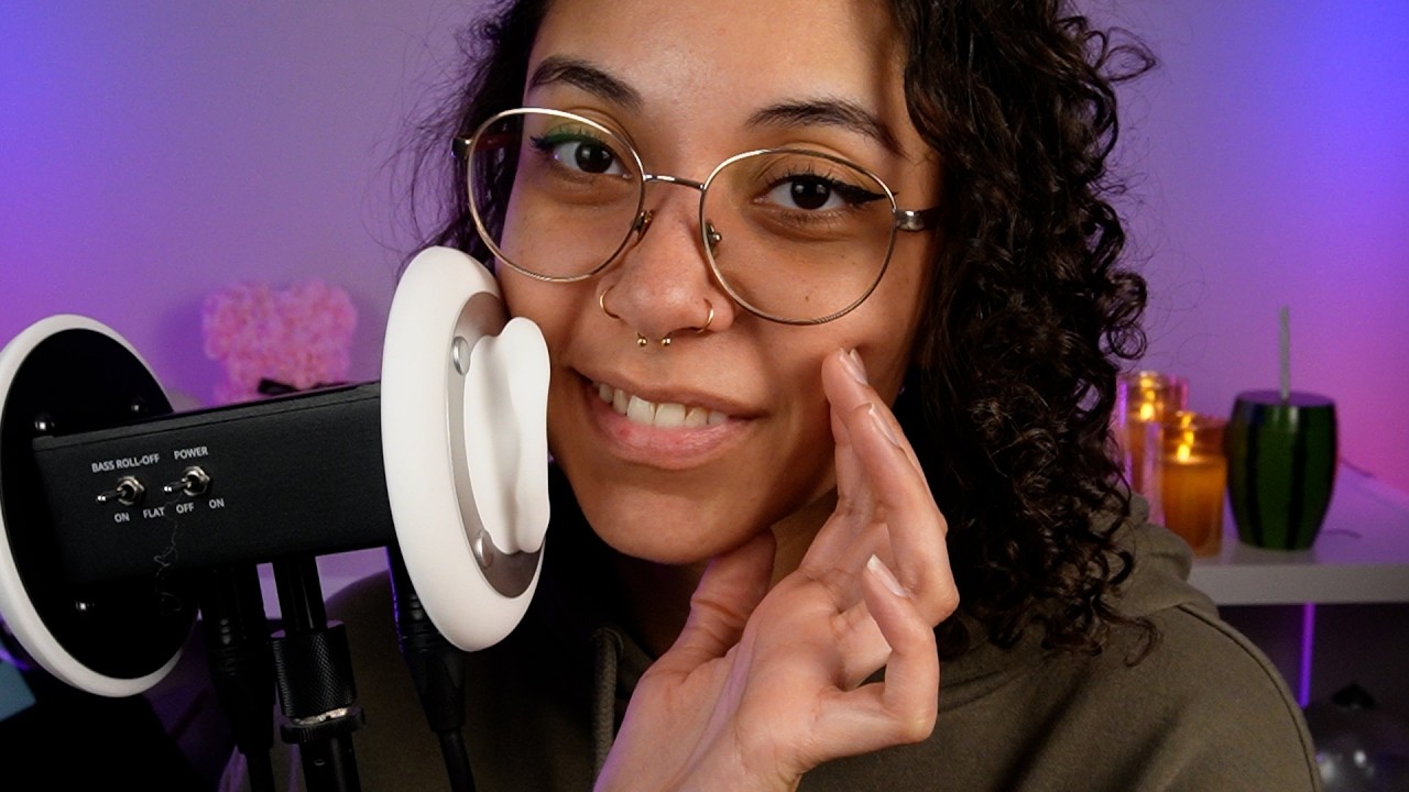 ASMR | Ear to Ear Clicky ASMR (trigger words, whisper, ear tapping ...