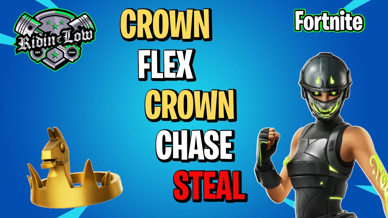 Crown Flex / Crown Chase - Full Version 😵 #fortnite #fortniteclips #gaming #fyp #crown #funny # ...