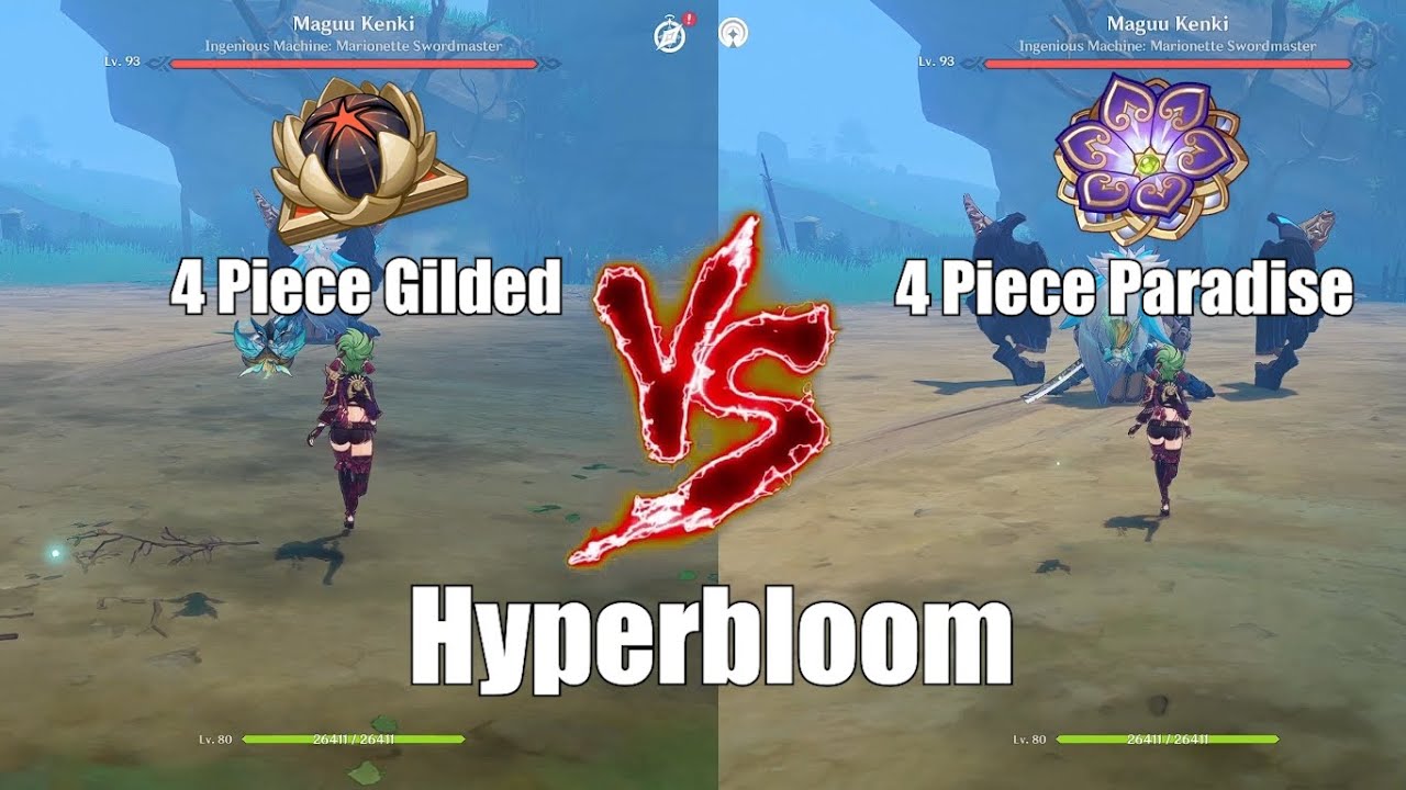 4 Piece Artifact For Hyperbloom Which Better Comparison ?? | Genshin ...