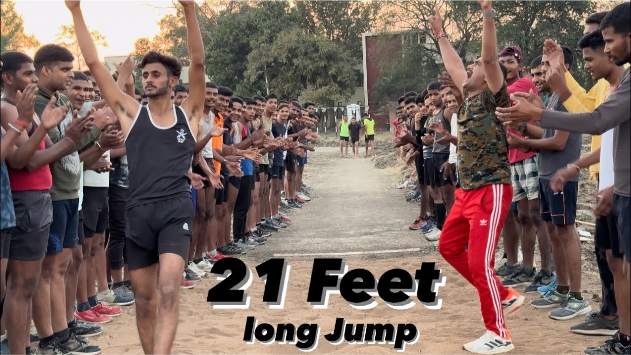 गड्डा पार 21 Feet Long Jump Practice केवल 1 दिन में लम्बी कूदने का आसान ...