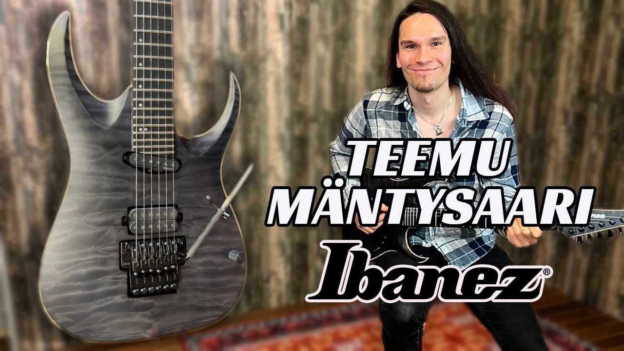 TEEMU MÄNTYSAARI: Megadeth ja kustomoitu Ibanez RGA622XH - English ...