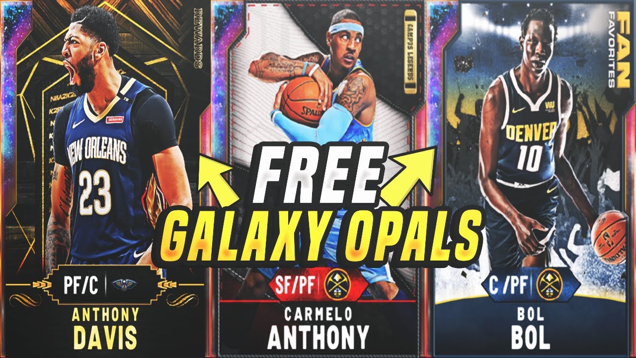 FREE GALAXY OPALS! BEST LOCKER CODES YET! NBA 2K20 - YouTube