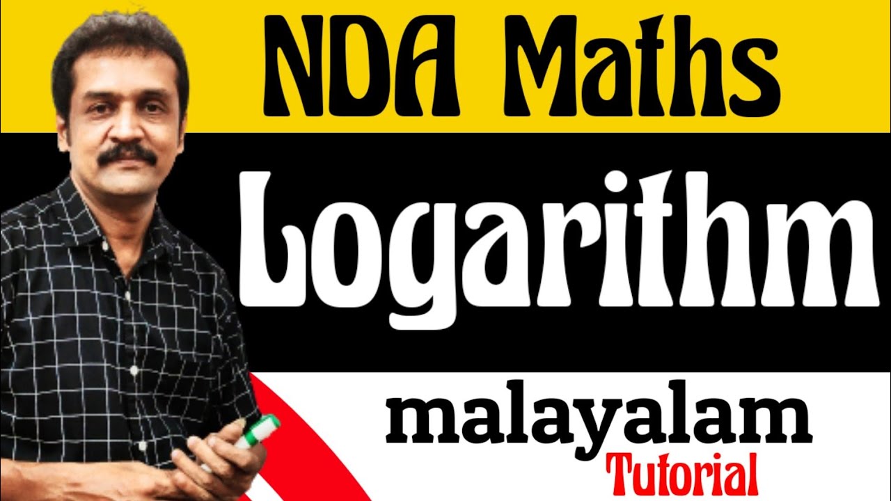 NDA mathematics entrance class logarithm | malayalam tutorial - YouTube