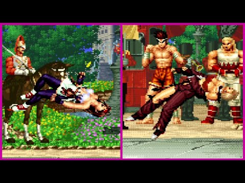 Yuri Sakazaki y King Clothes Ripped Kof 94