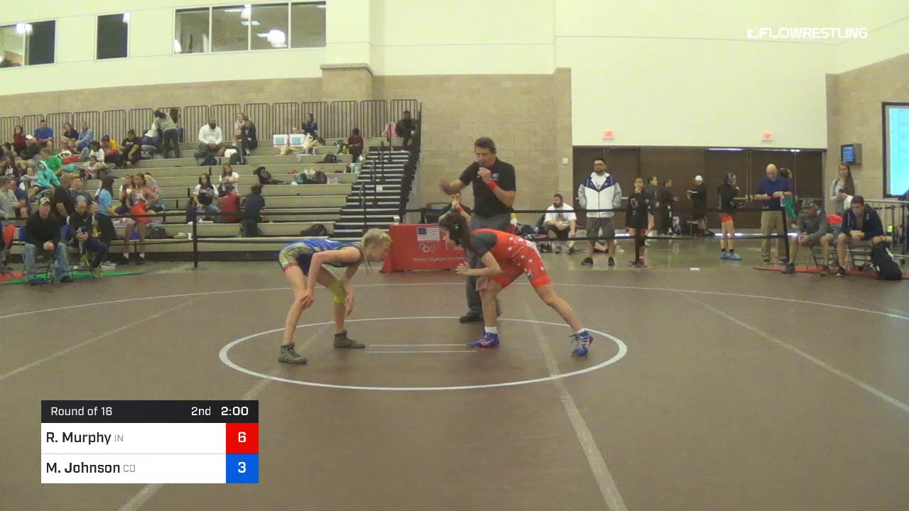 42 Kg Round Of 16 Rianne Murphy Team Indiana Vs Morgan Johnson Team ...