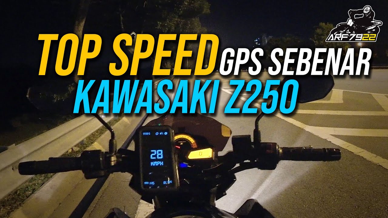 Kawasaki Z250 Model Sebelom Modenas I Top Speed Meter & GPS!! #kawasaki ...