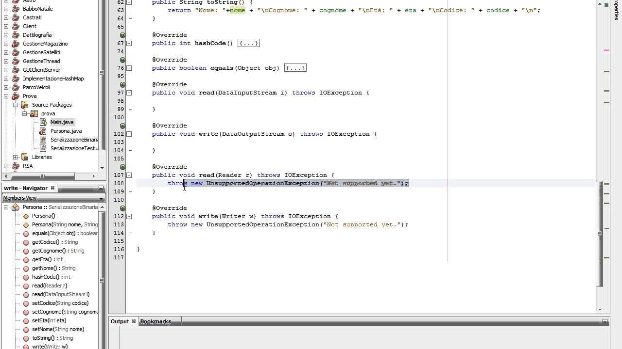 Java - 40 - Esercizio riepilogo serializzazione (1 di 2) - YouTube