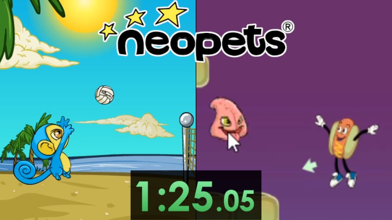 I decided to speedrun old Neopets minigames and it's very nostalgic ...
