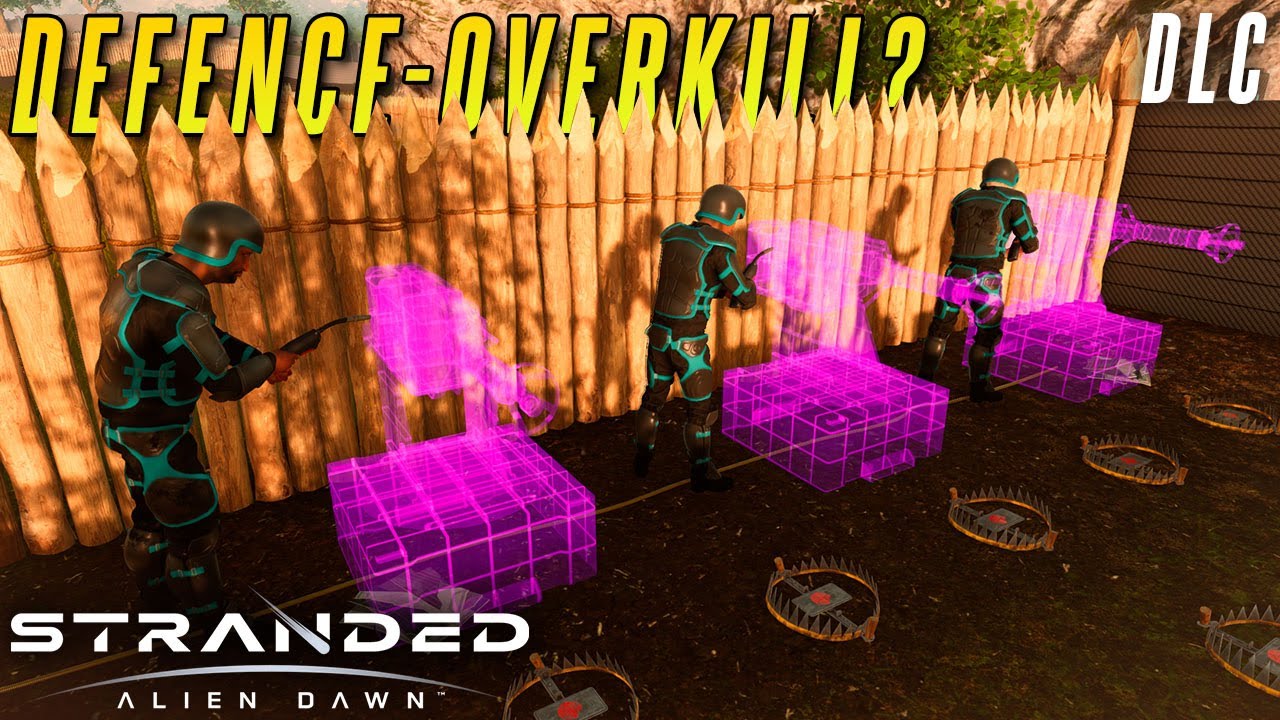 Defence Overkill! | Robots & Guardians | Stranded: Alien Dawn 8.66 ...
