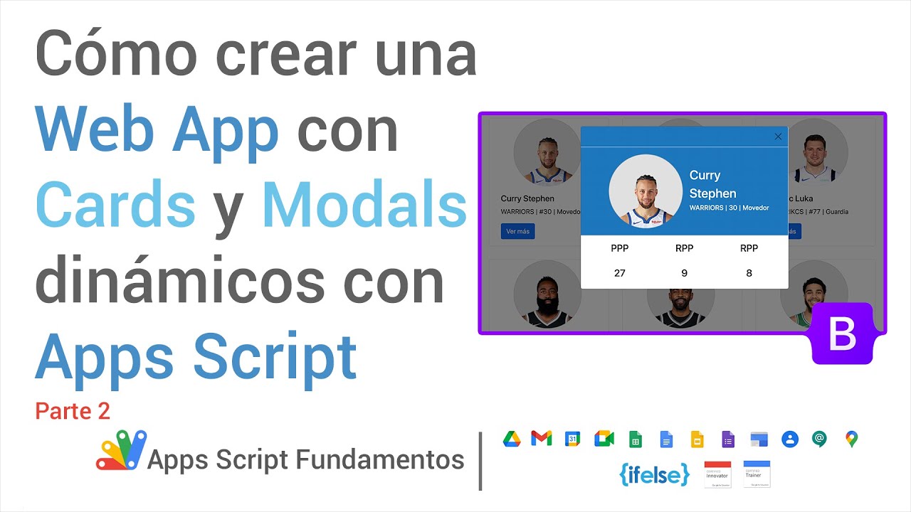 Google Apps Script 26 - Web App: Cards & Modals Parte 2 - YouTube