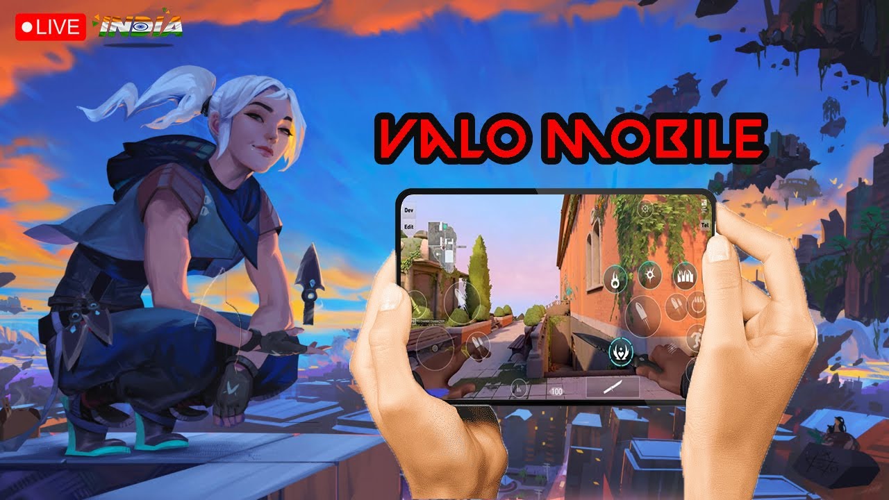 VALORANT MOBILE LIVE GAMEPLAY FROM INDIA | GIVING AWAY TWO VALO MOBILE ...