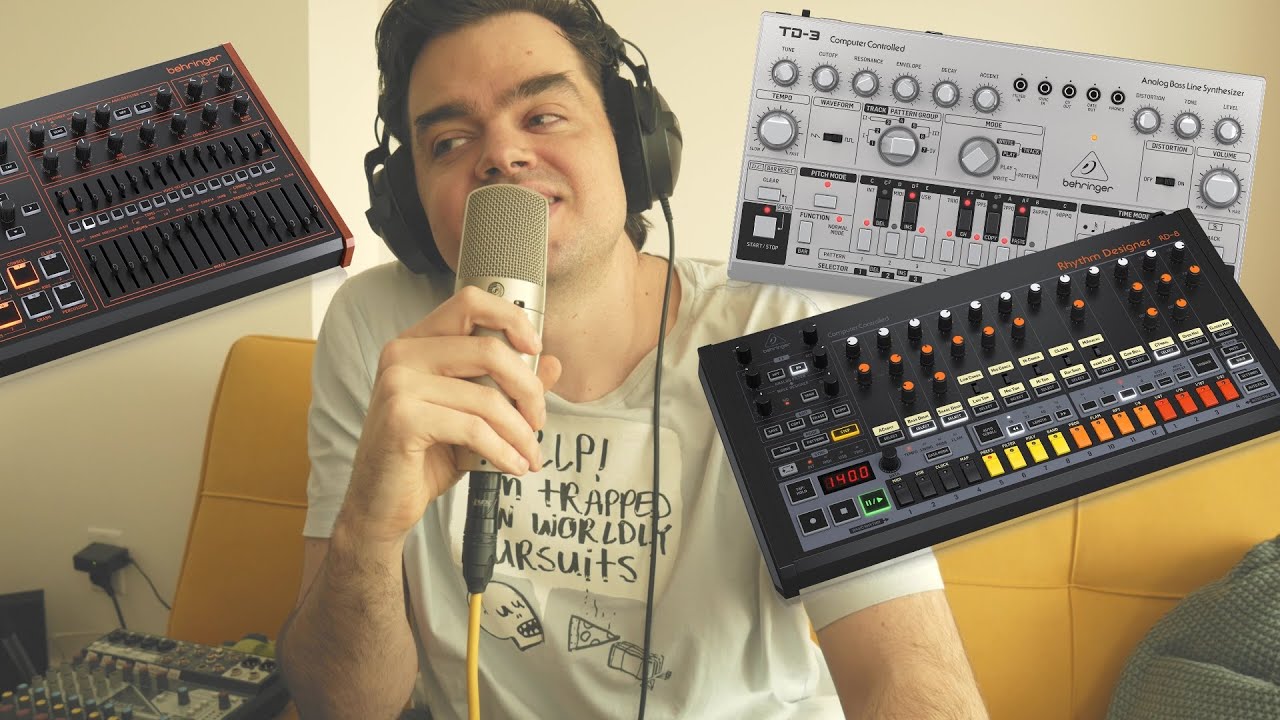 📼LM Drum Delays, using the TD-3 to make the sparky bass? Shaktimaan? - YouTube