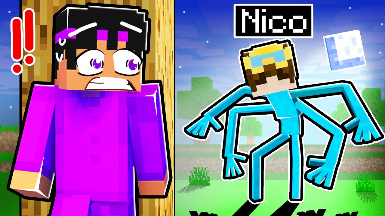 MONSTER NICO hunts me in Minecraft! - YouTube