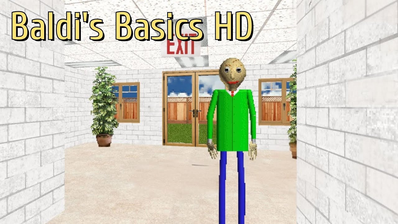 Baldi's Basics HD Android (Baldi's Basics Mod) Full Gameplay - YouTube