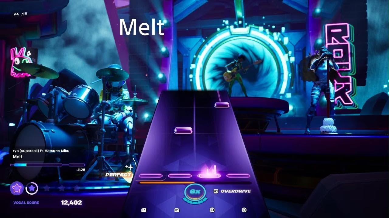 Fortnite Festival Gameplay - ryo (supercell) ft. Hatsune Miku - Melt ...